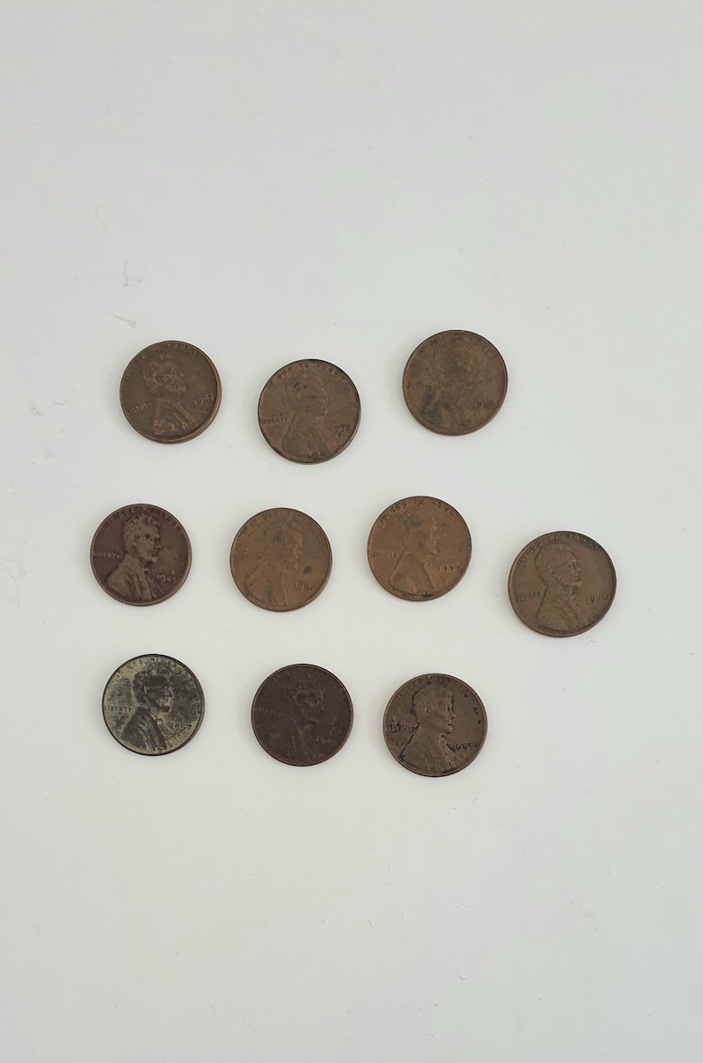Vintage Lincoln Wheat US Pennies - Etsy