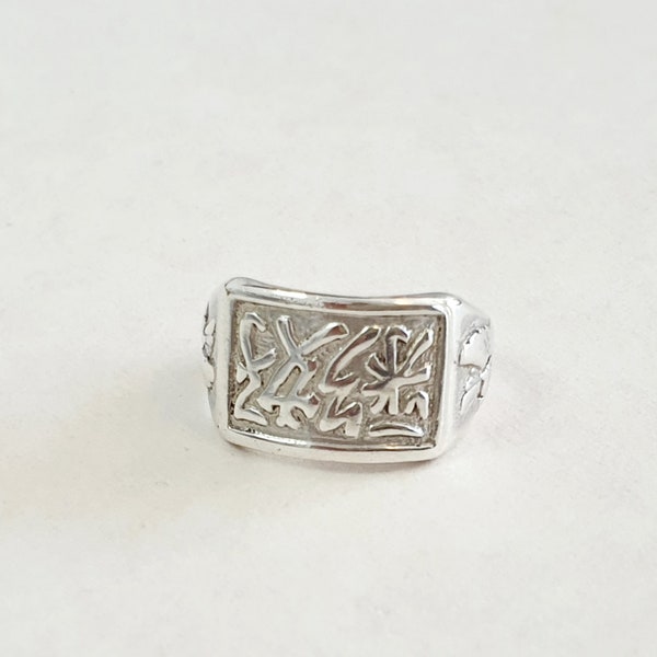 Signet Ring With Custom Chinese Character - Etsy