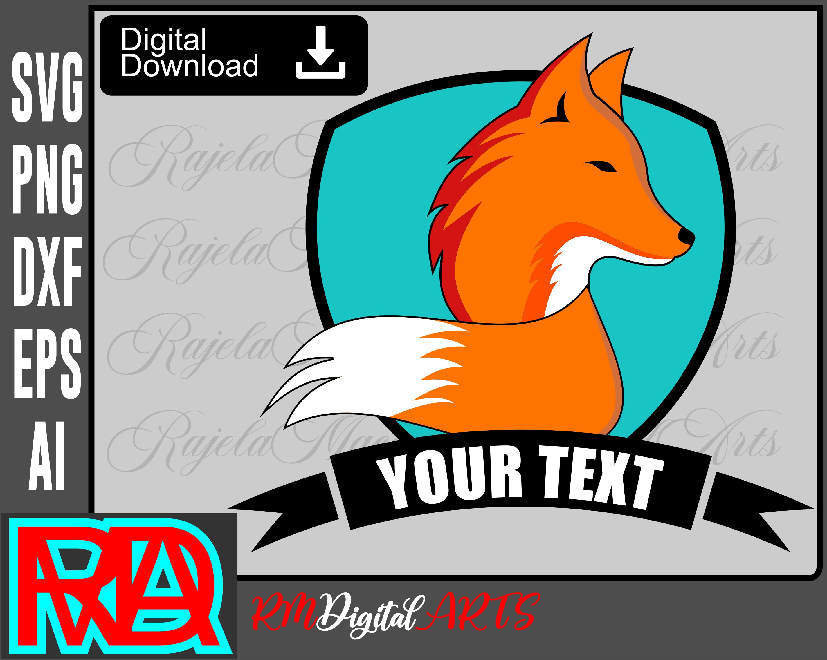 Editable Logo, Fox Svg, Cute Fox Svg, Fox Png, Fox Sublimation Cut and ...
