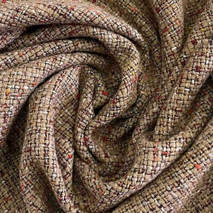 Tweed Boucle Fabric by the Meter - Etsy