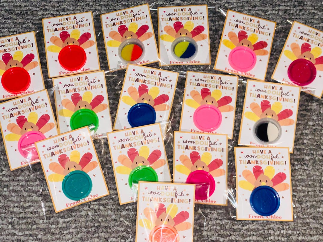 Thanksgiving Playdough Kit - Etsy