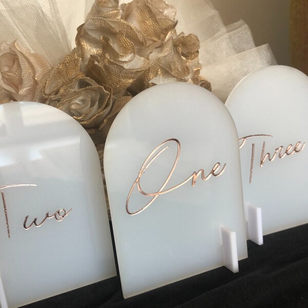 Stone Table Numbers - Etsy