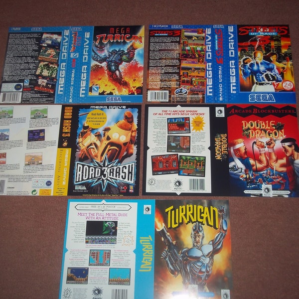 Sega Megadrive Covers - Etsy UK