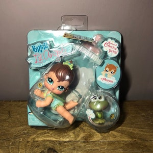 BRATZ Lil Angelz MGA MEYGAN Bratz Baby Doll 5 con Pet Frog 12 / Sellado ...