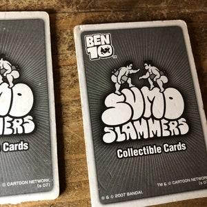 BEN 10 Sumo Slammers Collectible Cards X 10 Bandai 07 Action Sumo ...