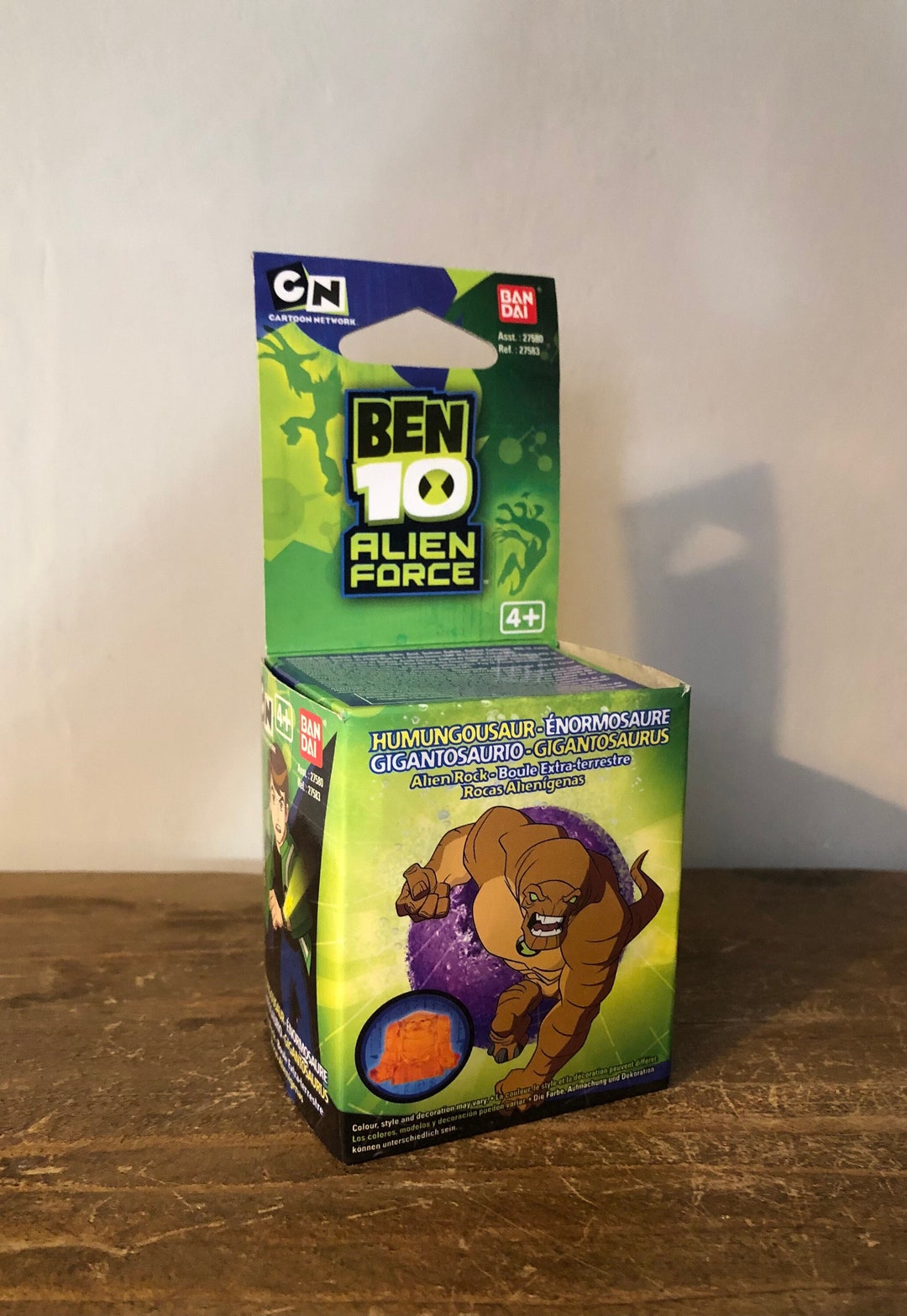 BEN 10 Alien Force ‘06 Alien Rock Humungousaur Sealed Packet NIB Bandai ...