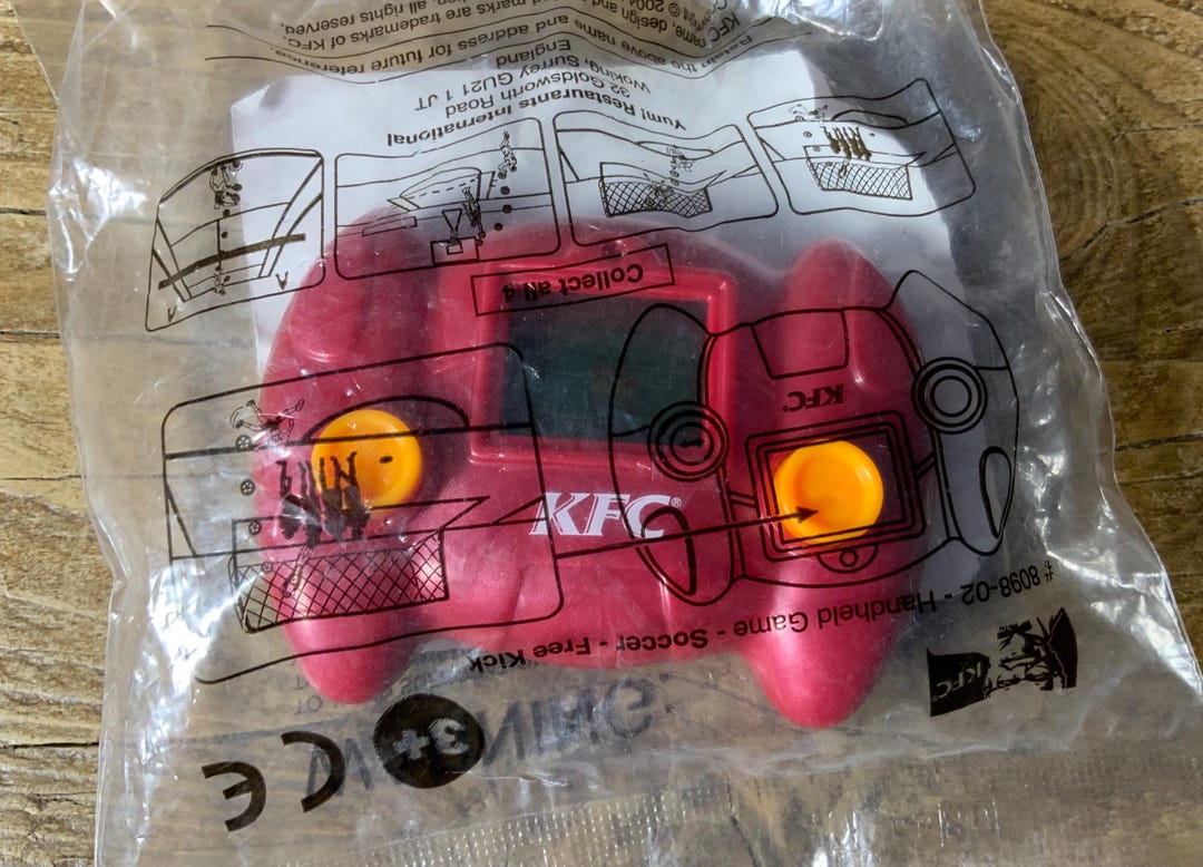 KFC Soccer LCD Game: 2004 Sealed Kids Meal Toy - Etsy