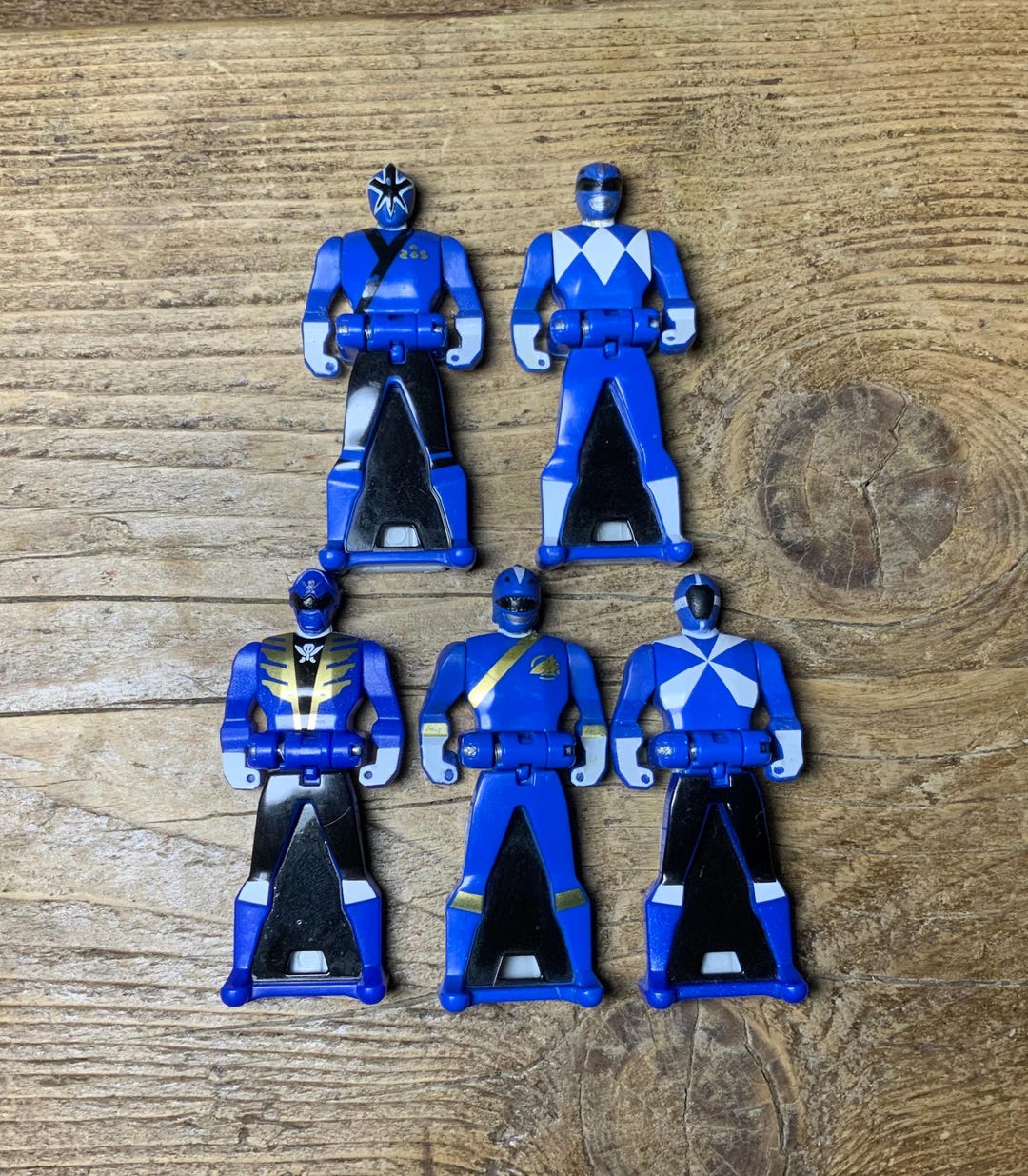 POWER RANGERS Super Mega Force Deluxe Morpher Keys Set of 5 Different ...