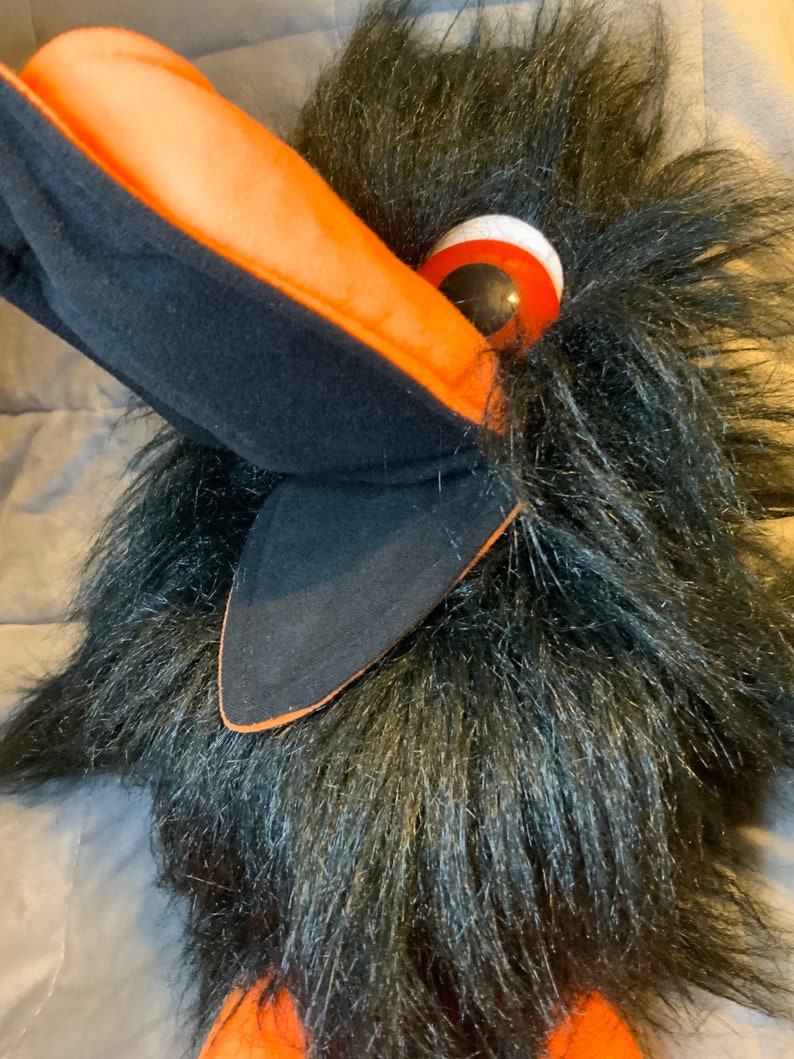 Retro Crazy Crow Hand Glove Puppet Animal Magic Squawks Sounds - Etsy