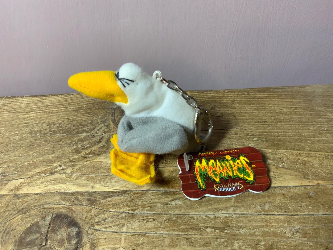 Retro 1990s Teeny Weenie Meanies Keychains Series 1 PETER Gotta Peagull ...