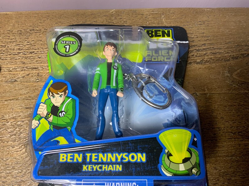 Vintage Ben 10 Alien Force Keychain: Ben Tennyson Figure - Series 1 & 3 ...