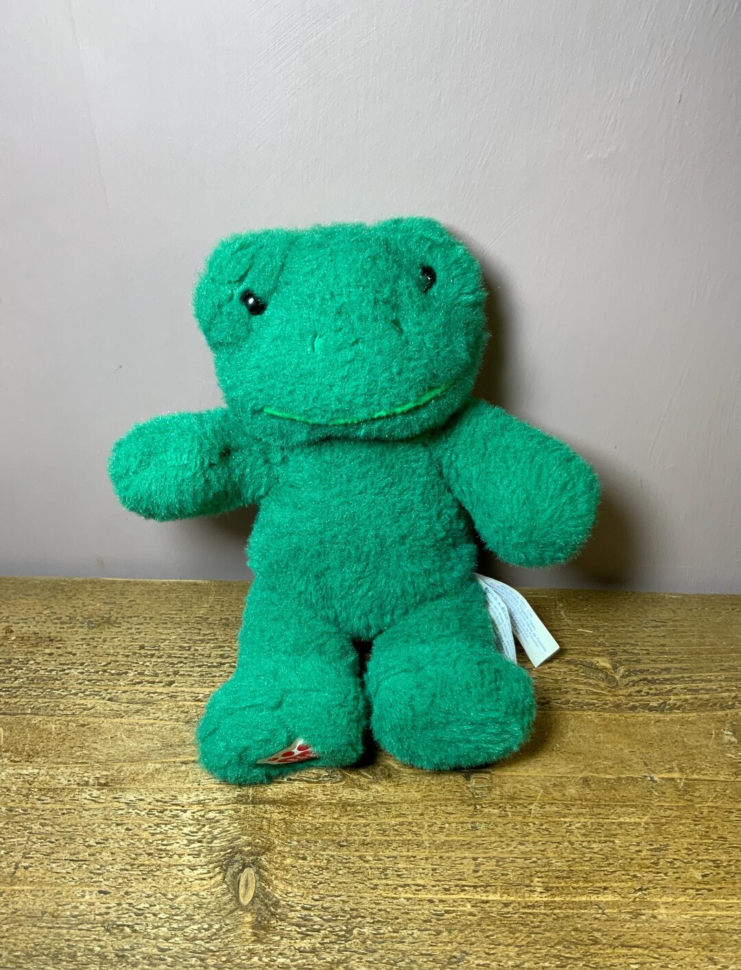 BAB Retired Buddies Green Frog Plush - 9" Fleece Stuffed Animal - Etsy