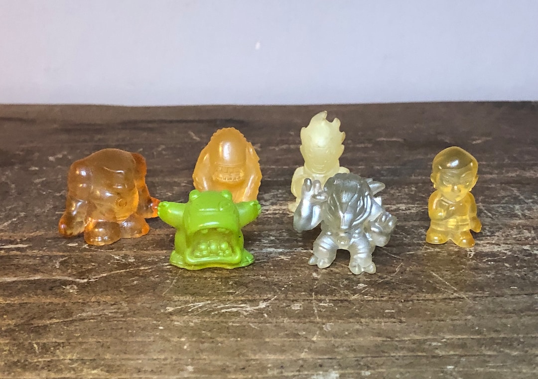 BEN 10 Alien Force Alien Rocks Mini 2cm Figures X 6 Bundle Bandai 06 CN ...