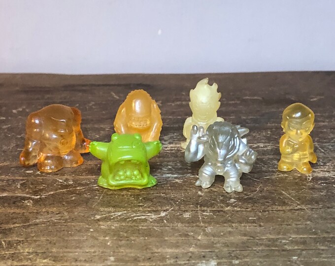 BEN 10 Alien Force Alien Rocks Mini 2cm Figures X 6 Bundle Bandai 06 CN ...