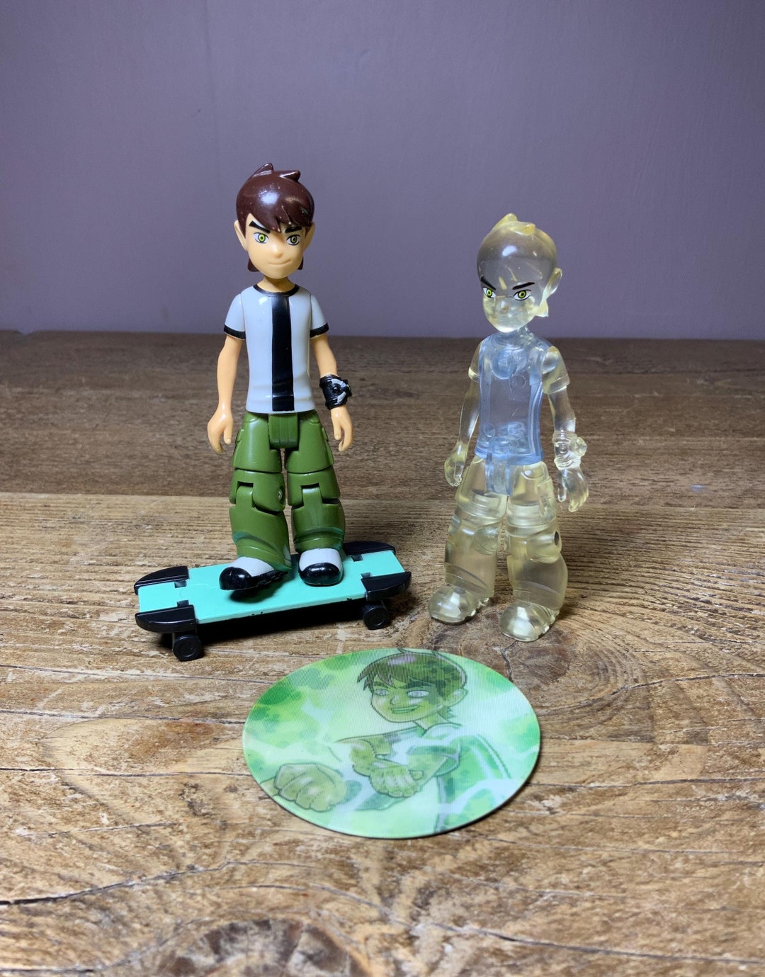 BEN 10 Bandai Retro Ben Tennyson Figure/figures W/skate Board N ...