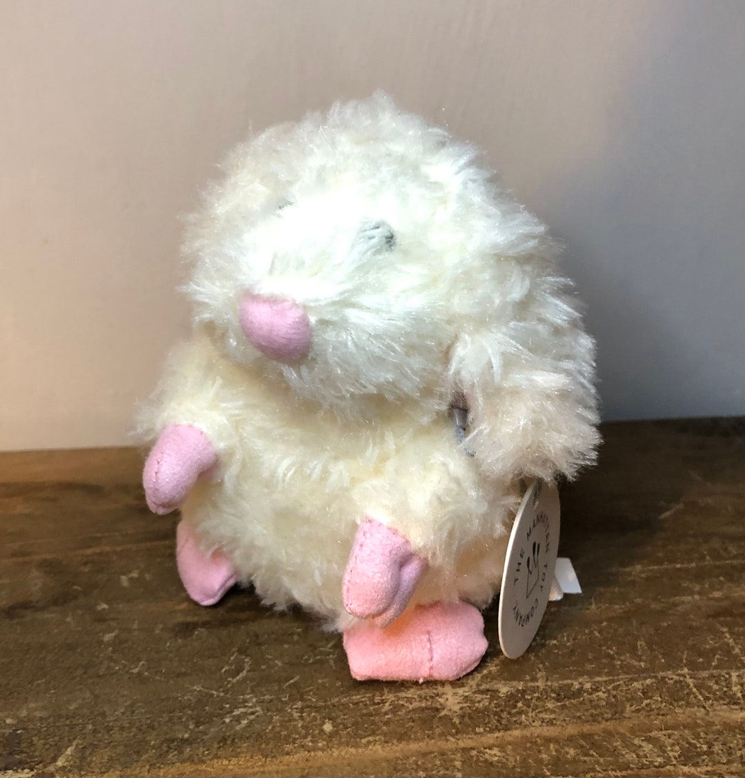 Manhattan Toy Company Retired Little Ones Renny Rabbit Small White/pink ...