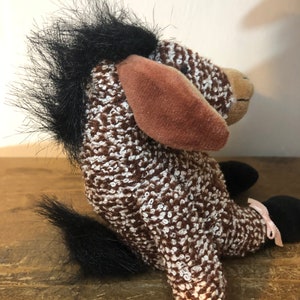 Manhattan Toy Company Tip Toes Donkey Beanie Velour Ballet Shoes ...