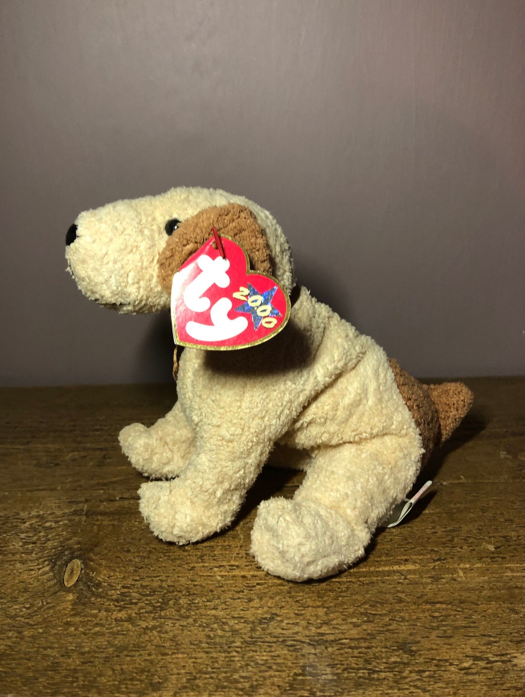 Vintage TY Beanie Baby: Rufus the Dog, Y2K Plush Toy - Etsy
