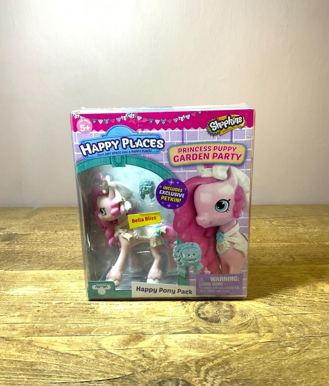 SHOPKINS Happy Places/ Retired /sealed Happy Pony Pack/ Bella Bliss ...