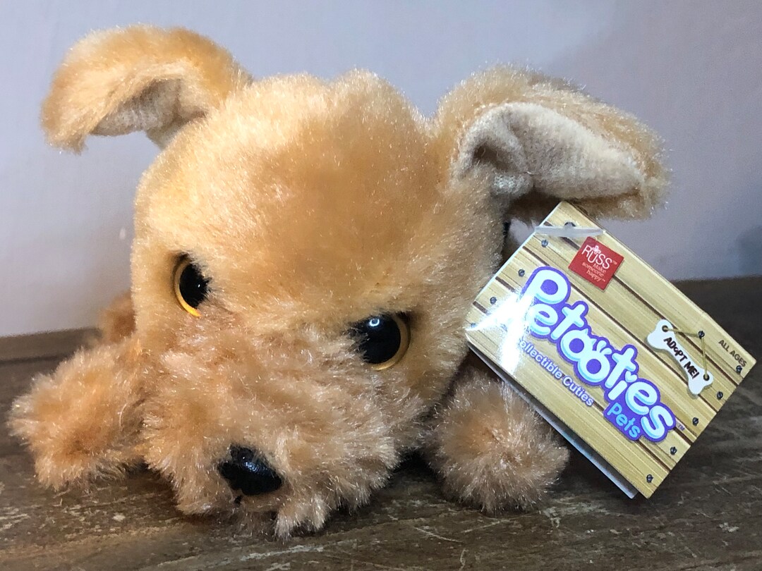 Petooties Pets Russ/kellytoy Airdale Terrier Brown Beanie Plush W/tags ...