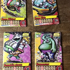 BEN 10 Sumo Slammers Collectible Cards X 10 Bandai 07 Action Sumo ...