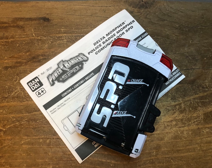 Power Rangers SPD Delta Morpher Police Flip Cell Phone Bandai 04 Lights ...