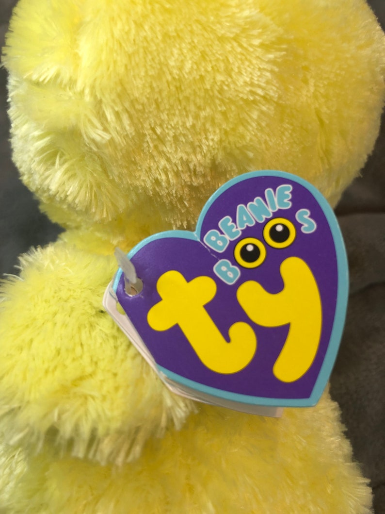 TY Beanie Boos Boo Goldie Yellow Chick Retired Purple Tag - Etsy Australia