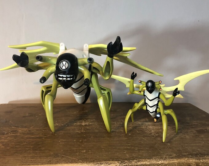 BEN 10 Alien Heroes DNA Stinkfly Action Figure 6” Oozing Eyes Shoot Goo ...