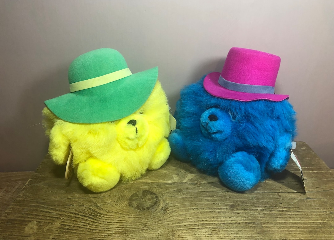 Russ Berrie, Pair of Stepping Out Plushies Rhonda & Georgie Blue/yellow ...