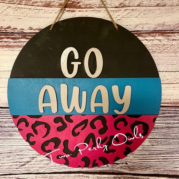 Go Away Sign - Etsy