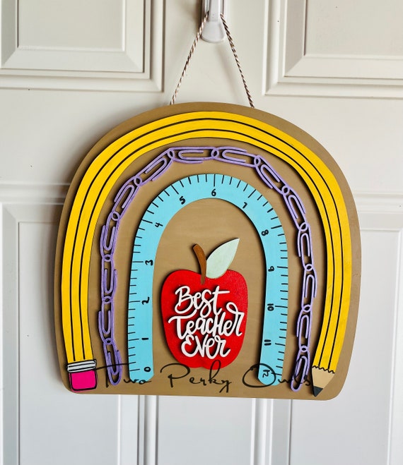 Classroom Door Hangers Teacher Door Hangers Rainbow Door - Etsy