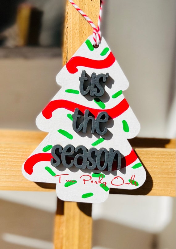 Little Debbie Christmas Trees Cake Ornament 3D Wording - Etsy