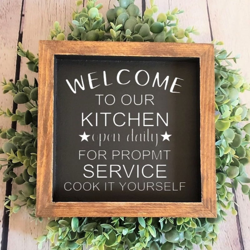 Wood Kitchen Signs - Etsy