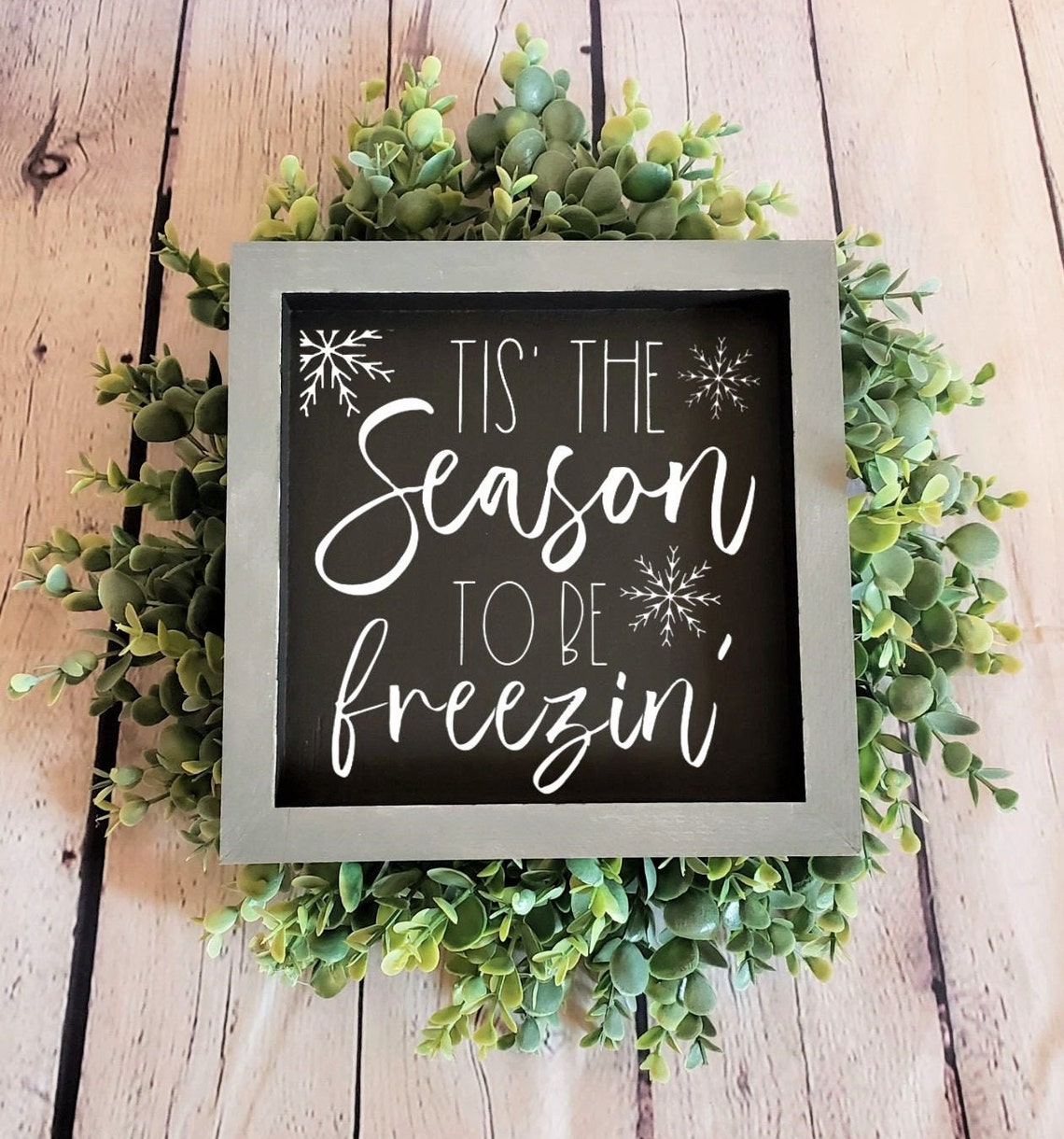 Tis the Season | Winter Wood Signs | Snowflake Wood Sign | Holiday ...
