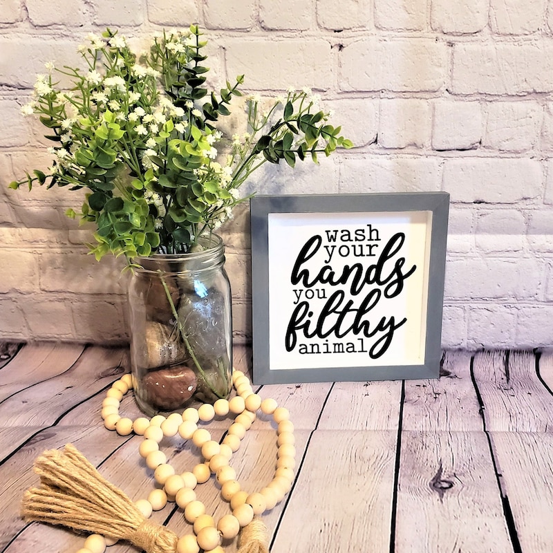 Wood Bathroom Wall Tray - Etsy