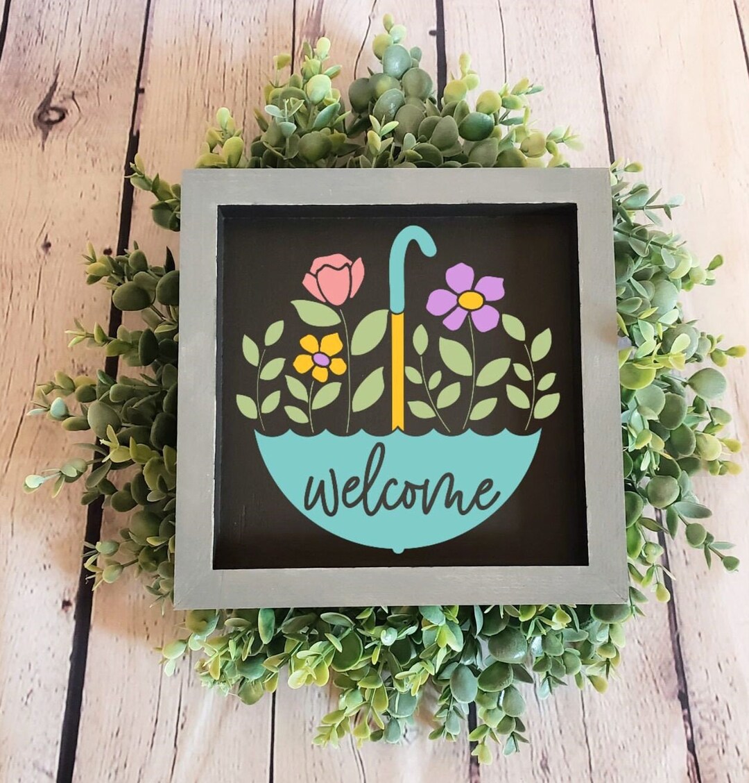 Welcome Spring | Spring Wood Signs | Wood Signs | Spring Decor | Spring ...