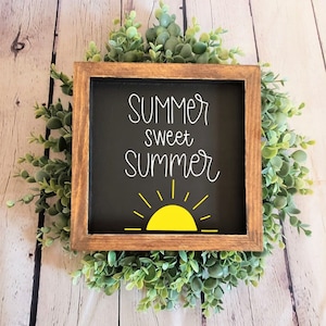Summer Sweet Summer | Summer Decorating | Summer Accent Sign | Summer ...
