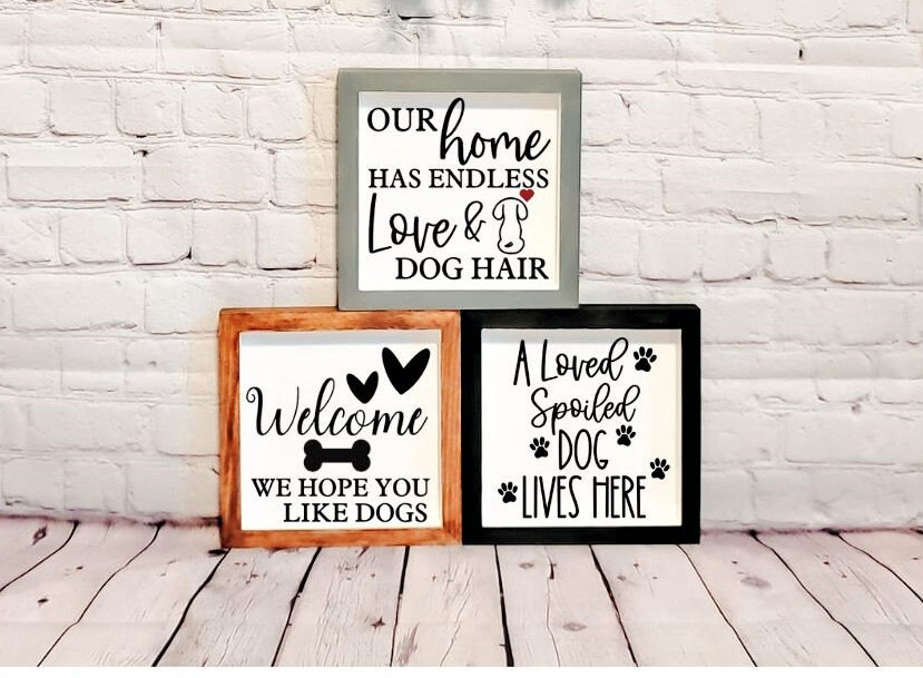 Dog Decor Pet Decor Pet Wood Signs Dog Lovers Dog Home - Etsy