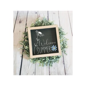Welcome Summer | Summer Decorating | Summer Accent Signs | Summer Wood ...