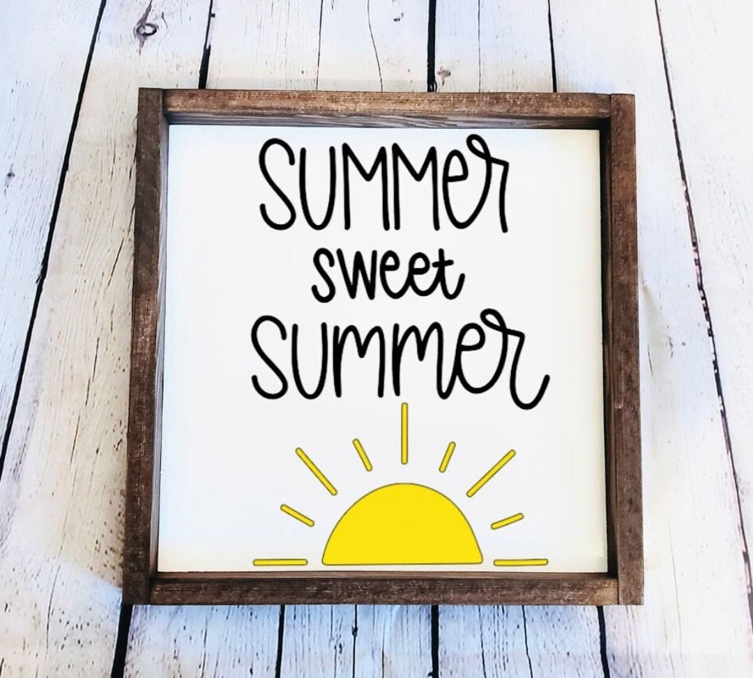 Summer Sweet Summer | Summer Decorating | Summer Accent Sign | Summer ...
