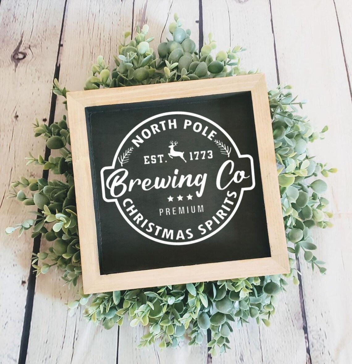 Christmas Spirits | Christmas Wood Signs | Holiday Decor | North Pole ...