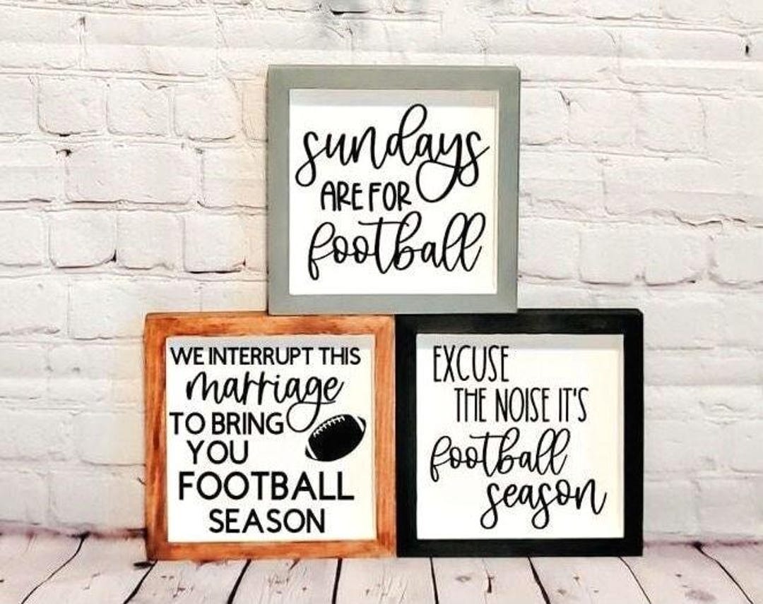 Football Wood Signs | Fall Wood Signs | Fall Decor | Happy Fall | Fall ...
