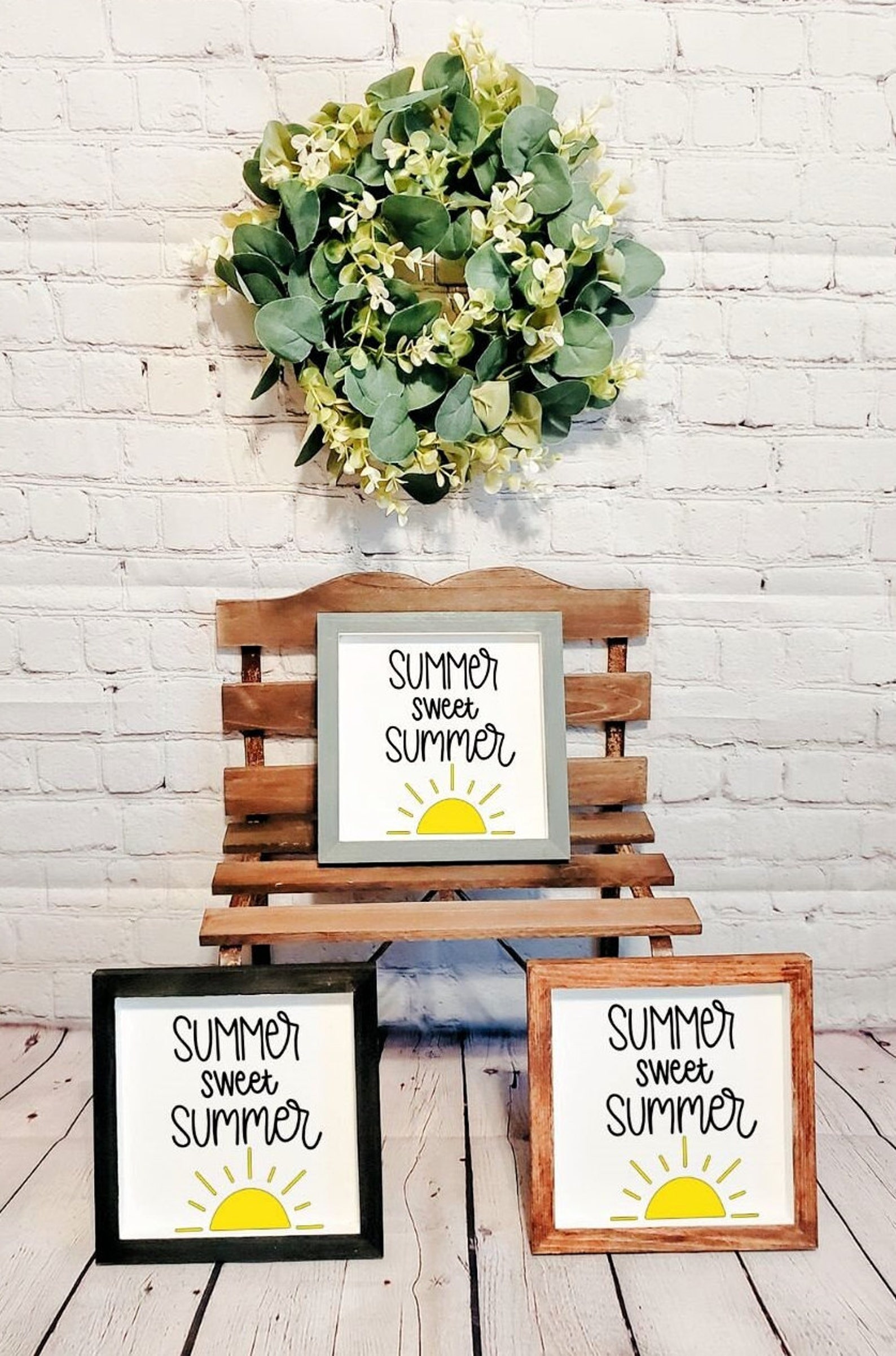 Summer Sweet Summer | Summer Decorating | Summer Accent Sign | Summer ...