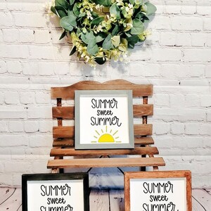 Summer Sweet Summer | Summer Decorating | Summer Accent Sign | Summer ...