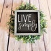 Live Simply | Wood Signs | Shelf Decor | Tiered Tray Sign | Farmhouse ...