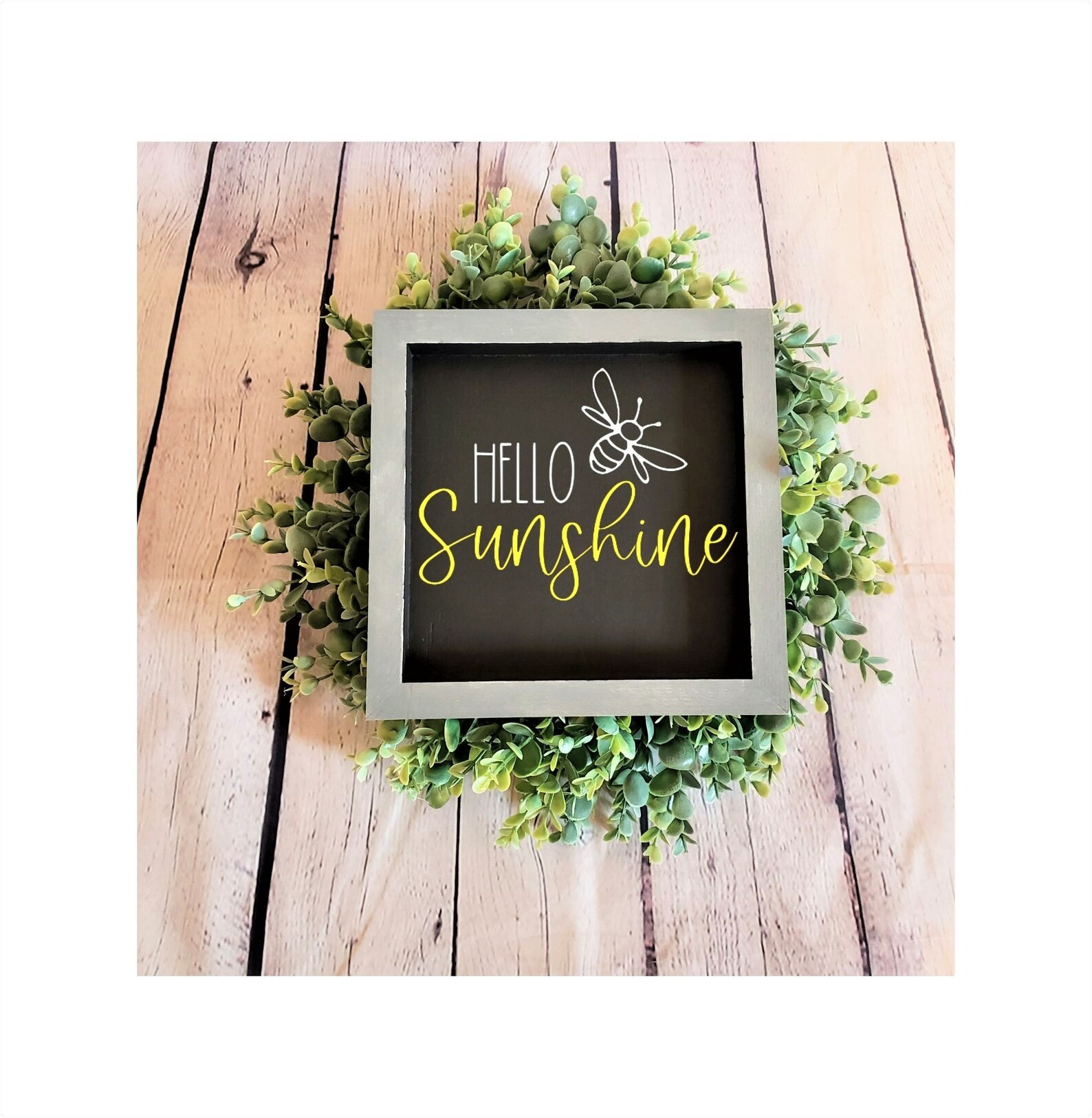 Hello Sunshine | Summer Decorating | Summer Accent Wood Signs | Home ...