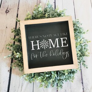 There's No Place Like Home for the Holidays | Wood Signs | Holiday ...