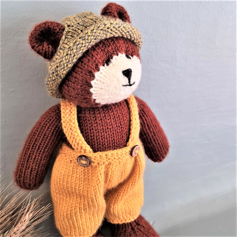40cm Baby Safe High Quality Wool Stuffed Bear Handmade Woolen Stuffed ...