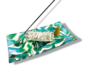 Fused Glass Incense Burner - Etsy