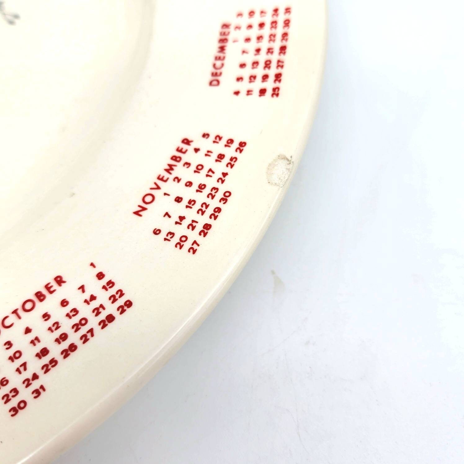 Antique Calendar Advertising Plate "b. Eggert Jewelers" 1910 Blue Rose ...